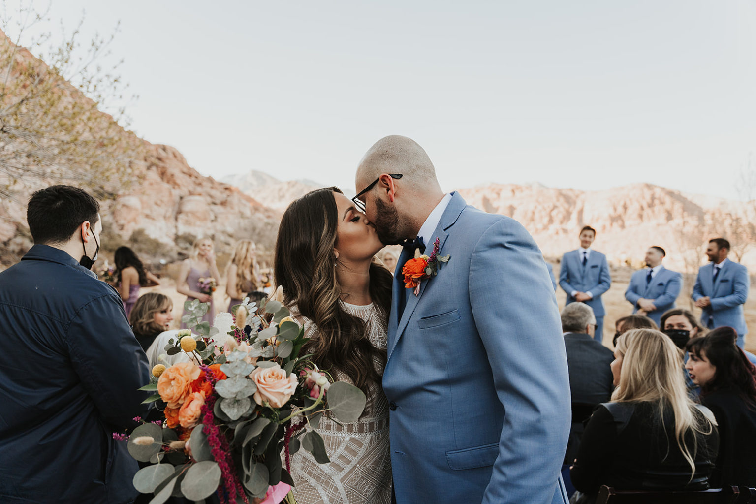 Boho Chic Micro Wedding Full of Lush Pampas Grass Decor ...